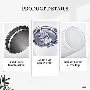 Custom Football Travel Coffee Mug - Personalized Stainless Steel Insulated Coffee Tumbler with Lid Straw Coffee Mug Fits in Car Cup Holder Sports Fan Gifts for Men Women, 20oz