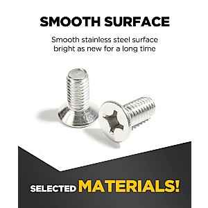 YAKEFLY 12 Packs Stainless Steel Brake Disc Rotor Screws for Front and Rear,Retaining Hardware Bolts Screw Kit,Screw Rotor Brake Disc Retaining 93600-06014-0H Replacement