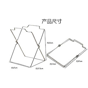 Yizhichu1990 Foldable Stainless Steel Garbage Bag Shelf Home Kitchen Countertop Trash Bag Rack Holder Organizer Dishcloth Towel Rack