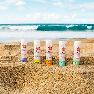 Hanalei Lip Balm and Moisturizer - Natural Kukui Oil, Beeswax Lip Moisturizer - Replenish and Repair Dry, Chapped Lips - Variety Pack(5 sticks)
