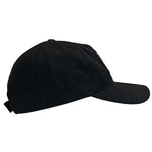 Don't Tread On Me Navy Jack Hat 100% Cotton DAD Cap Black