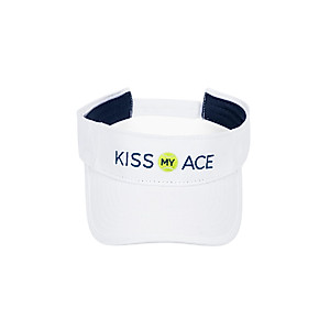 Funny Tennis Visor - Gift for Tennis Players White
