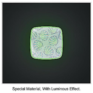 4 Pcs Beautiful Rainbow Peal Shell Crystal Glass Drawer Knob Pull Handle Ergonomic 30mm Fluorescence Furniture Cabinet Handle for Kitchen Dresser Cupboard Wardrob