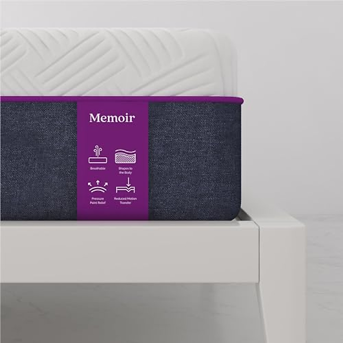 Signature Sleep Memoir 12 Inch Memory Foam Mattress-in-a-Box, Medium, Certipur-US and OEKO-TEX, King