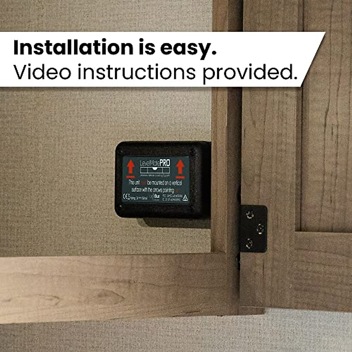 LogicBlue Technology LevelMatePRO Wireless Vehicle RV Leveling System - Patented Quick and Easy Smartphone Leveling Tool – Travel Trailer Accessories for RV Camping