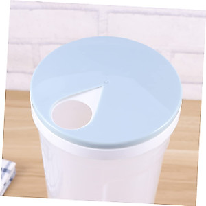 Luxshiny Oatmeal Clear Food With Utensils Containers Spaghetti Beans Nuts Holder Lid Noodles Kitchen Jars Noodle Light for Cereal Blue Sealed Plastic Container Bottle Jar Airtight Pasta