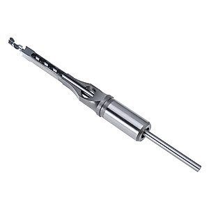 Square Hole Mortise Chisel Drill Bit Set, HSS Woodworking Hole Saw Mortising Chisel Hole Drill Bits 6/25" 1/4" 5/16" 3/8" 2/5" 1/2" 9/16" (7 Pieces)