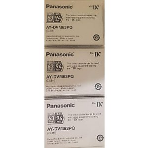 3 Mini DV MiniDV TAPE for Panasonic PV-GS150 GS-150 GS