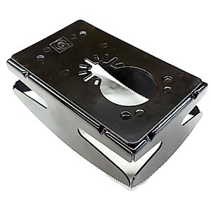Qbit SQ1000-S Stainless Steel Cut Outs, Magnepull QBit Outlet Square Slot Cutter Box for Oscillating Power Multi-Tools to Cut-in Single Gang Wall Boxes, Wood Cutter Drywall Tools for Home Improvement