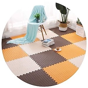ALGFree Foam Puzzle Mats, Interlocking EVA Puzzle Mat Home Floor Crawling Rug for Bedroom Living Room Office, 16 Sizes (Color : A, Size : 30x30x1cm 40 pcs)