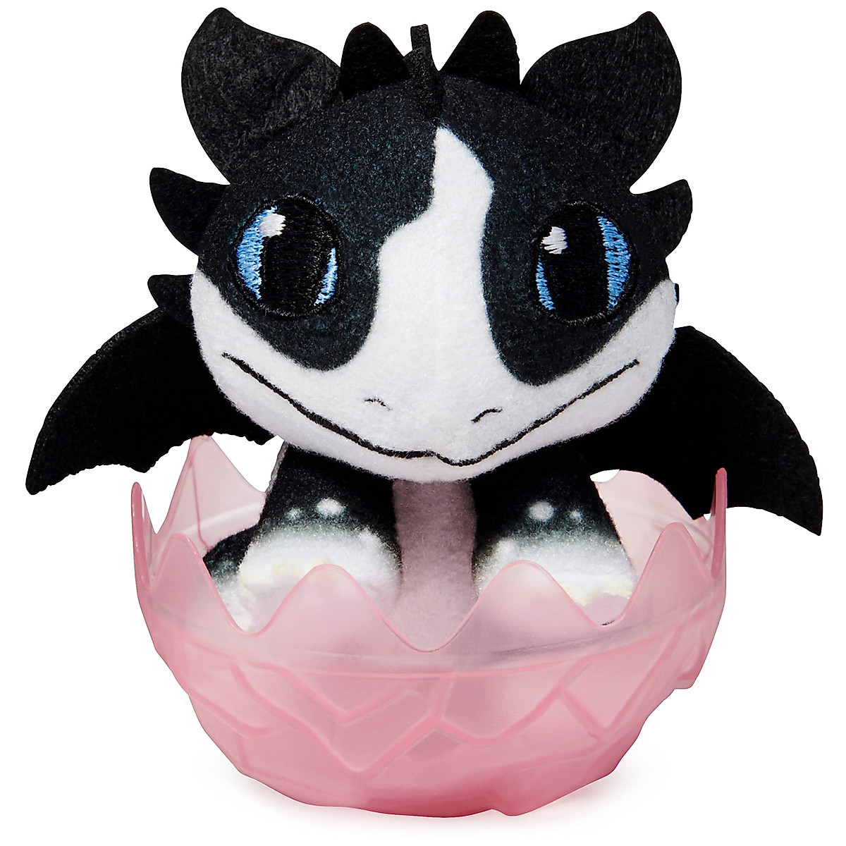 Dreamworks Dragons 6064914 Nine Realms, Crystal Plush Dragons, 3-inch, Kids Toys for Age 4 and Up (Styles May Vary), Multicolor