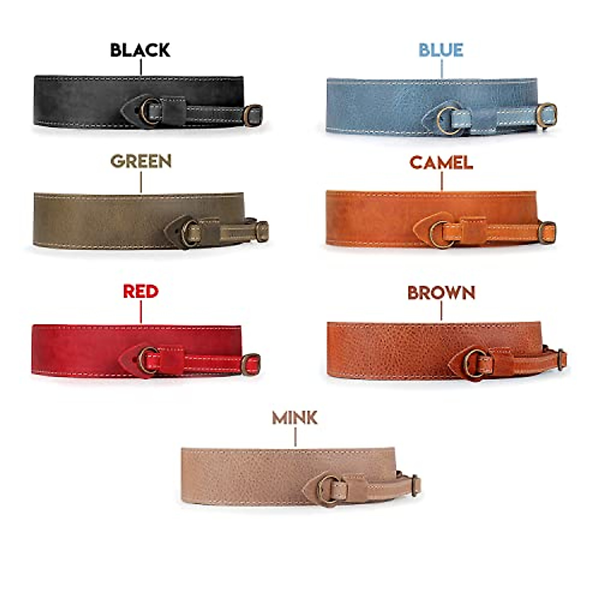 MegaGear SLR, DSLR Sierra Series Genuine Leather Camera Shoulder or Neck Strap