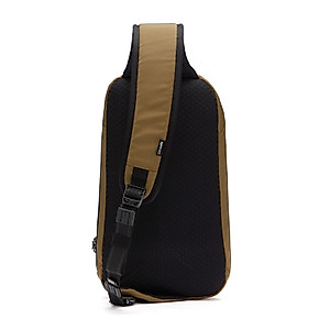 Pacsafe Vibe 325 10 Liter Anti Theft Sling Bag/Crossbody - Fits 13 inch Laptop, Tan