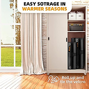 VEVOR Snow Melting Mat 2023 New, 20 x 60 inch, 3 in/h Melting Speed, Heated Outdoor Mats for Winter Walkway, No-Slip Rubber w/Plug, Power Cord, Outlet Timer, Reflective Strip, Velcro, Ground Stake