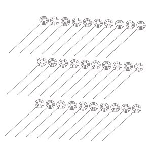 Kisangel 30pcs Prom Wedding Holder Name Ring Card Clips Bouquet Paper Holders Topper Photo Office Birthday Silver Clamp Decorative Picture Table Note Number Decor Accessories Pick Cake