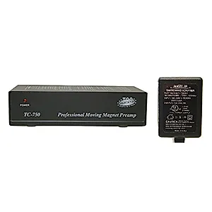 Technolink TC-750 Audiophile RIAA Phono Preamp, 85dB S/N, Black or Silver, Your Choice (Black w/ 1000mA Adaptor Upgrade)