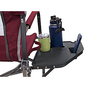 GCI Outdoor Freestyle Rocker XL Portable Folding Rocking Chair, Outdoor Camping Chair with Side Table