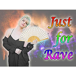 OMyTea® "Sexy Lace 8.66"(22cm) Women Folding Hand Fan with Bamboo Frame - with a Fabric Sleeve for Protection for Gifts - Chinese/Japanese Vintage Retro Style (White)