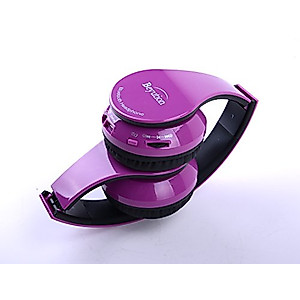 Beyution Wireless Bluetooth Headphones for Apple iPhone 6/6plus/5s/5/5c/4s/4/3/2 all Ipad iTouch Mac IPOD SAMSUNG GALAXY S5/S4/S3; Note 2/3/4 LG and all portable deive with bluetooth (513 Pure Purple)
