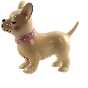 Pacific Trading Kissing Chihuahuas Pucker Up Pups, Salt and Pepper Shaker Set, Magnetic