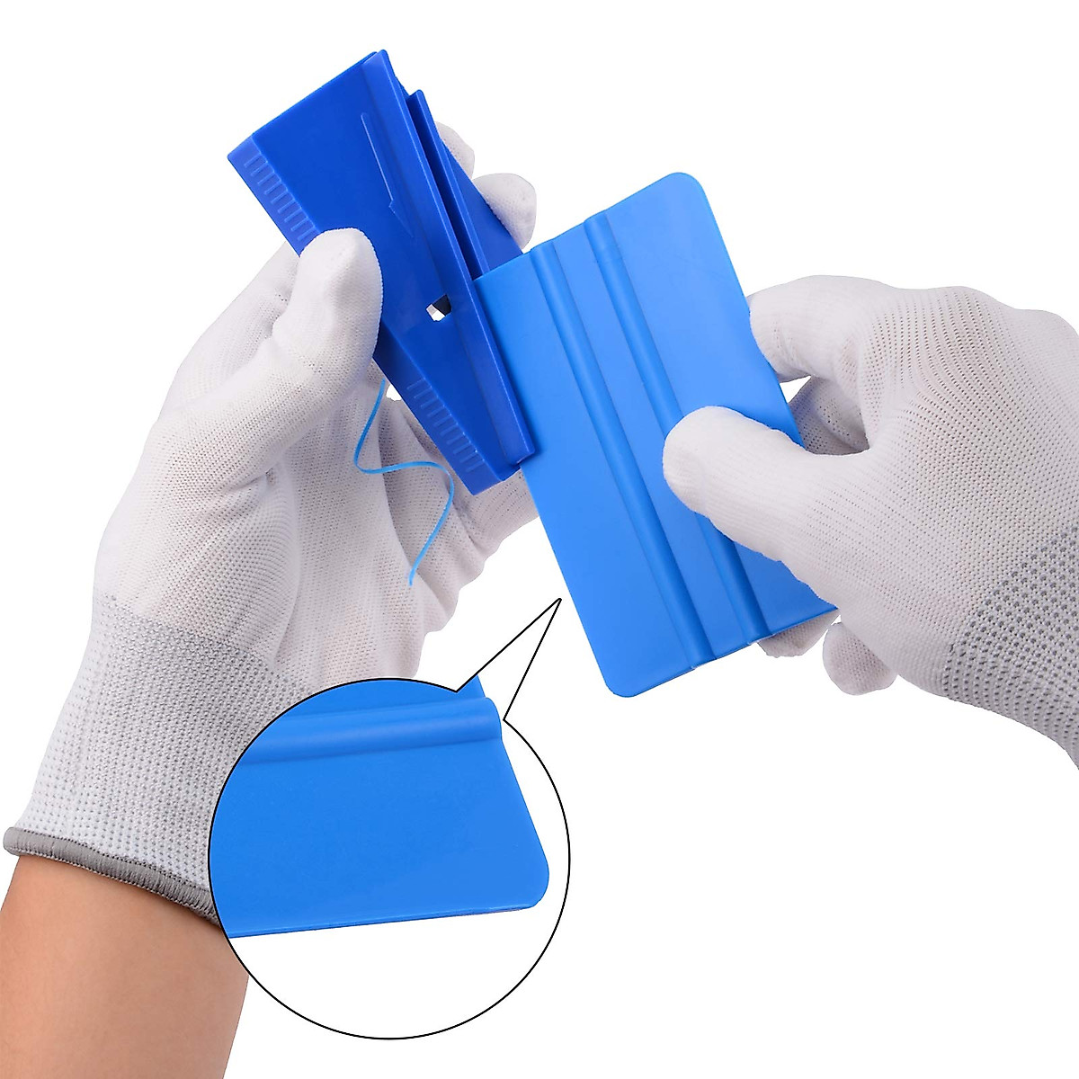 EHDIS Auto Car Film Tint Squeegee Sharpener Hard Card Sharper Sharpening Tool for smoothing The rough edges