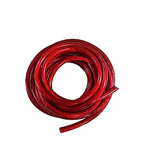 IMC Audio 1/0 Gauge CCA Power Red Wire Cable (5ft Red) Battery Cable Wire, Automotive, Car Audio Speaker Home Stereo System, RV Trailer, Amp Wiring 0 Guage Power Wire Cable 0 Car Audio