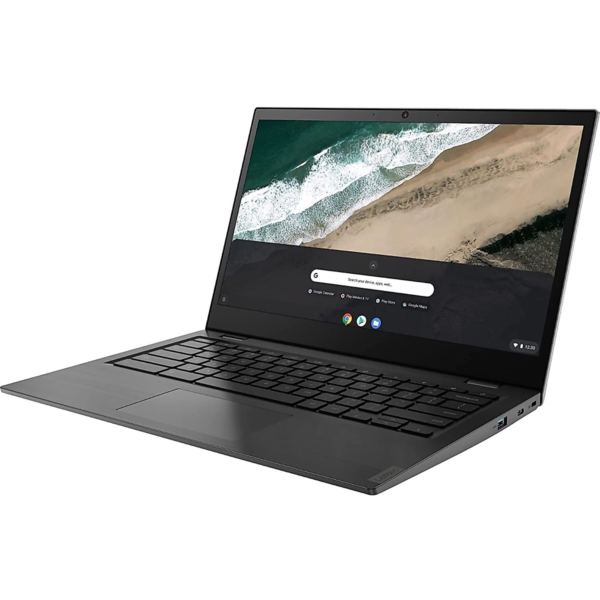 Lenovo Chromebook S345 Laptop, 14.0" FHD (1920 x 1080) Non-Touch Display, AMD A6-9220c Processor, 4GB DDR4 OnBoard RAM, 32GB SSD, AMD Radeon R5 Graphics, Chrome OS, 81WX0001US, Platinum Grey