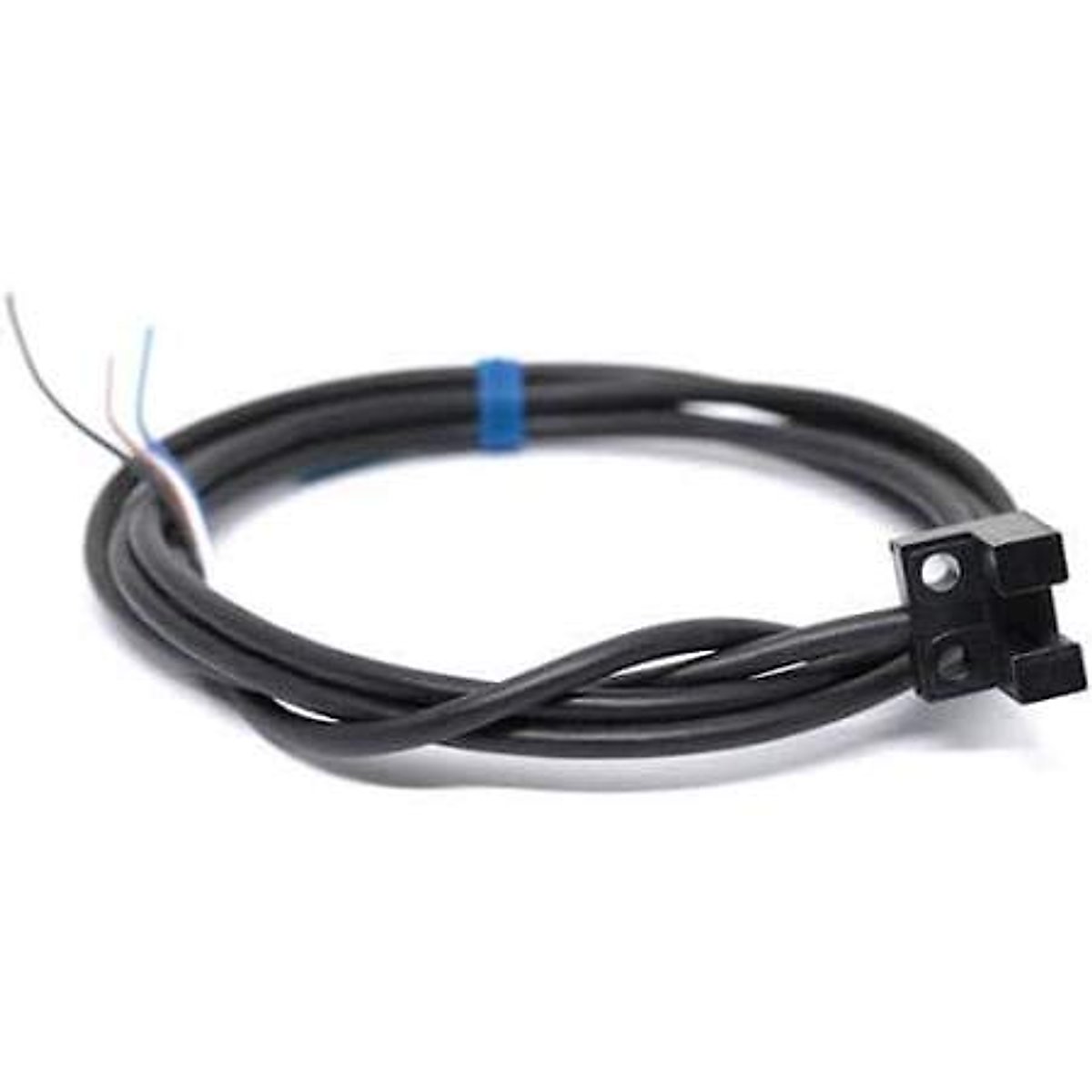 OMRON EE-SX951P-W 1M Optical Switch, PhotomicroSensor, L-shp Pre-Wired, Photo IC L/D ON PNP Collector Output, Control Output 24V 50mA, Response f: 3 kHz, LED 940nm, d 5mm,