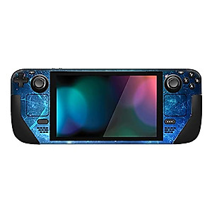 PlayVital Full Set Skin for Steam Deck, Decal Stickers for Steam Deck Handheld Gaming PC - Blue Nebula