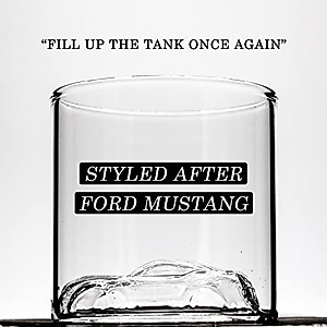 Novoto Whiskey Decanter Set with Glasses, 97's Gas Station & Car Limited Edition, Whiskey Gifts for Men, 850ml & 240ml Whiskey Set, Whiskey Decanter accessories, Wine Decanter Alcohol Gifts for Men