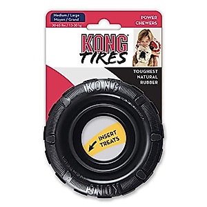 KONG Extreme Tire for Power Chewers - Treat Dispensing Dog Toy - for Medium/Large Dogs