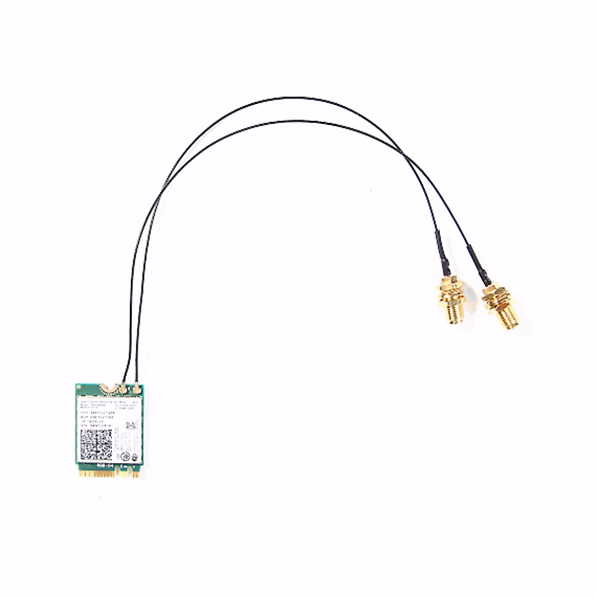 Pocaton U.FL IPEX MHF4 to RP-SMA 0.81mm RF Pigtail Cable Antenna for NGFF/M.2 7260NGW 8260NGW 8265NGW Router Pack of 2