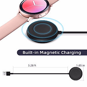 Oriflame 2 Pack Watch Charger Compatible with Samsung Galaxy Watch, Portable Charging Dock Compatible for Galaxy Watch 6/6 Classic/5 Pro/5, Galaxy Watch 4/3, Galaxy Watch Active2/1, Gear Sport/S3