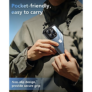 Oneagle for iPhone 15 Pro Case Waterproof,[IP68 Waterproof][Built-in Screen & Lens Protector][Dustproof][Real 360°] Full Body Heavy Duty Rugged Shockproof Protective iPhone 15 Pro Phone Case 6.1"