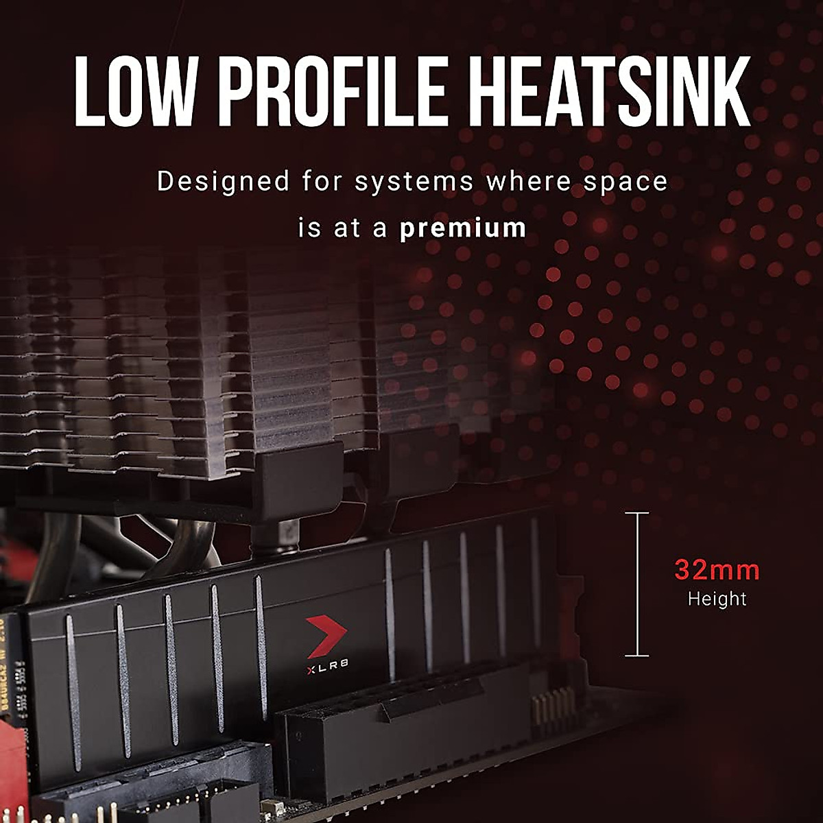 PNY XLR8 Gaming 32GB (2x16GB) DDR4 DRAM 3600MHz (PC4-28800) CL18 1.35V Low Profile Dual Channel Desktop (DIMM) Memory Kit – MD32GK2D4360018LP