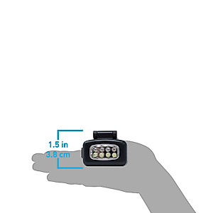 Thermacell All-Purpose Swivel Light; Clips on to Hats, Belts, Outdoor Gear or Any Thermacell Portable Mosquito Repeller; 15-ft Beam of White or Green Light; 30 Hours Battery Life; LED, Battery-Powered