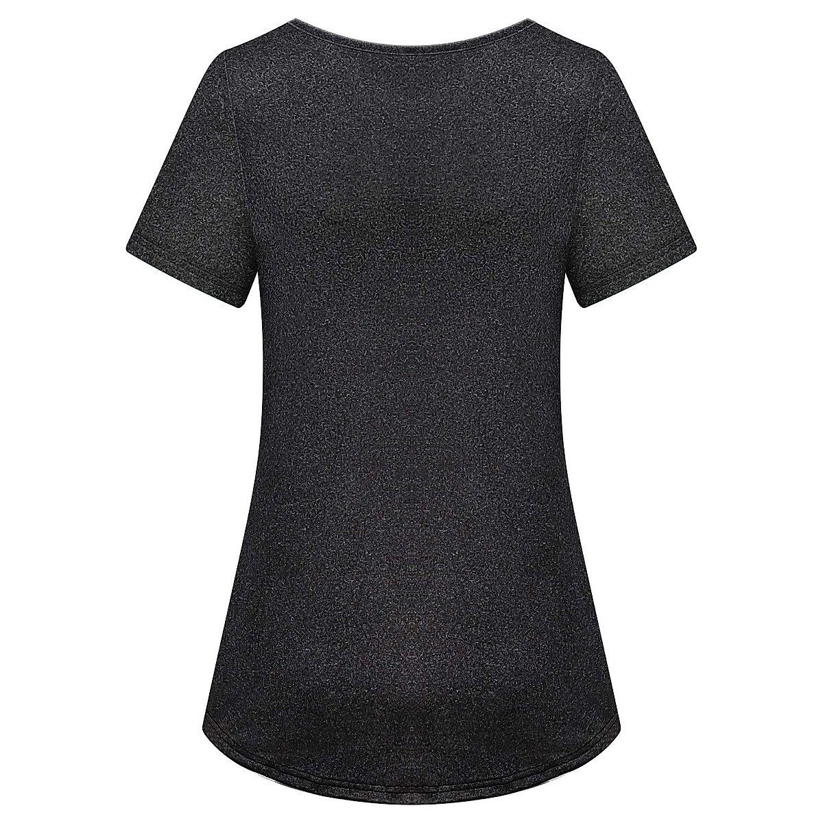 Dry Fit Shirt Women,Cucuchy Exercise Tops Loose Fitting Workout Shirts Short Sleeve Performance Yoga Tunics Oversized Outdoor Plus Active Tees Golf Cycling Hiking Clothes Black 2XL