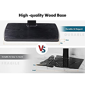 FITUEYES Swivel Floor TV Stand for 32 to 70 Inch TVs Tall Universal TV Stand Mount with Sturdy Wood Base, Space Saving for Corner Bedroom…