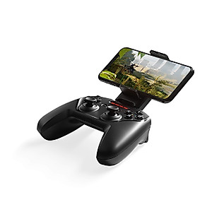 SteelSeries Nimbus+ Bluetooth Mobile Gaming Controller with iPhone Mount - 50+ Hour Battery Life - Made for iOS, iPadOS, tvOS (Renewed)
