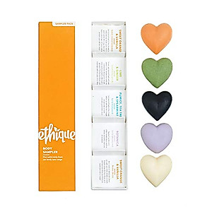 Ethique Body Sampler for All Skin Types - Eco-Friendly, Sustainable, Plastic Free - 5 Travel Size Body Bars