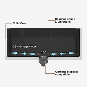 HOROW HRSW Farmhouse Kitchen Sink, 30 x 20 Single Bowl Sink with Bottom Grid & Strainer,Large Apron-front Ceramic Porcelain Sink Basin, 20"D x 30"W x 10"H, White