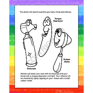 ZOCO - Your Hospital Cares About You - Coloring Books (25 Bulk Pack, Without Crayons) - Games, Puzzles, Activities for Kids