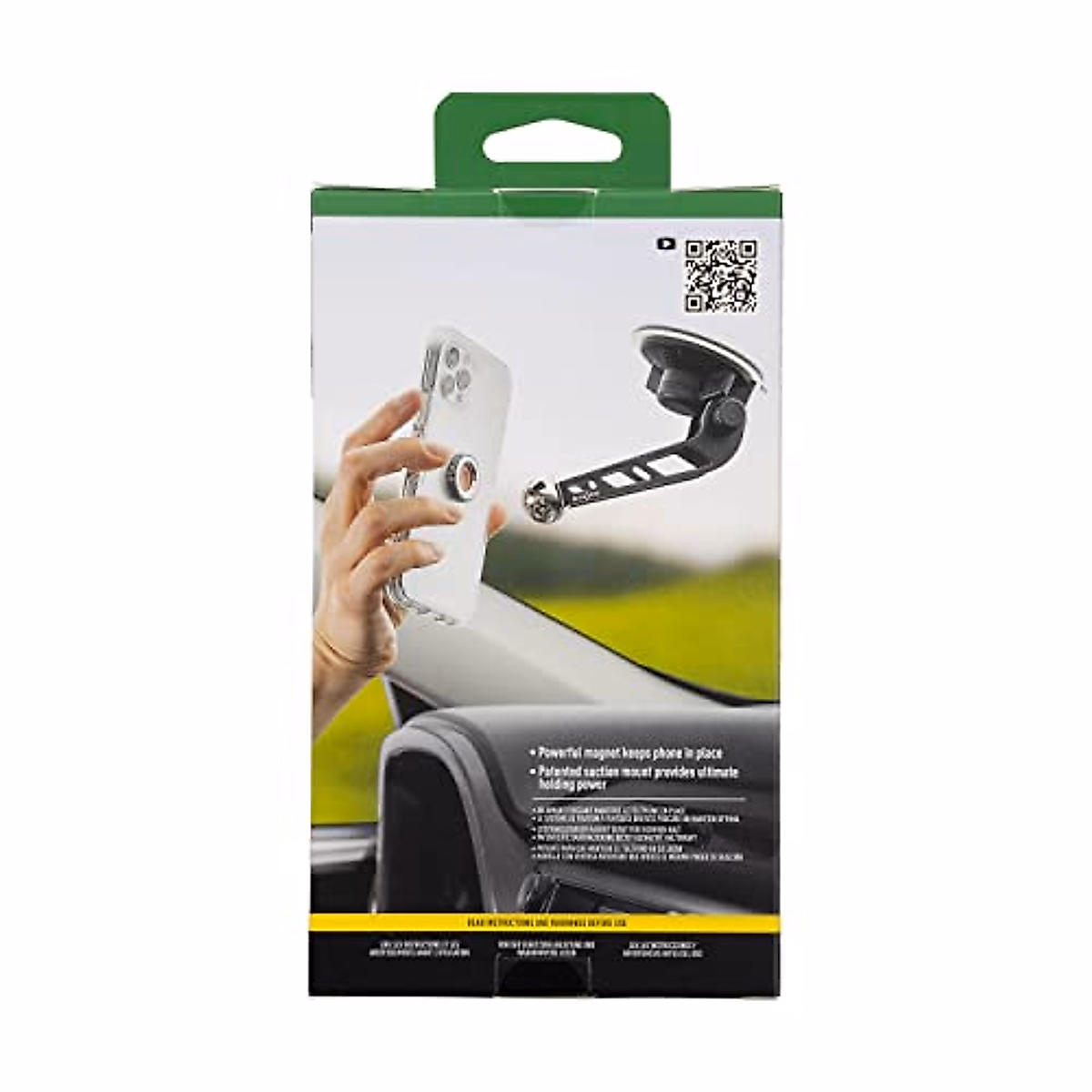 Nite Ize Original Steelie Windshield Mount Kit - Magnetic Cell Phone Holder for Car Accessories - Sturdy Car Windshield Mount for Cell Phones