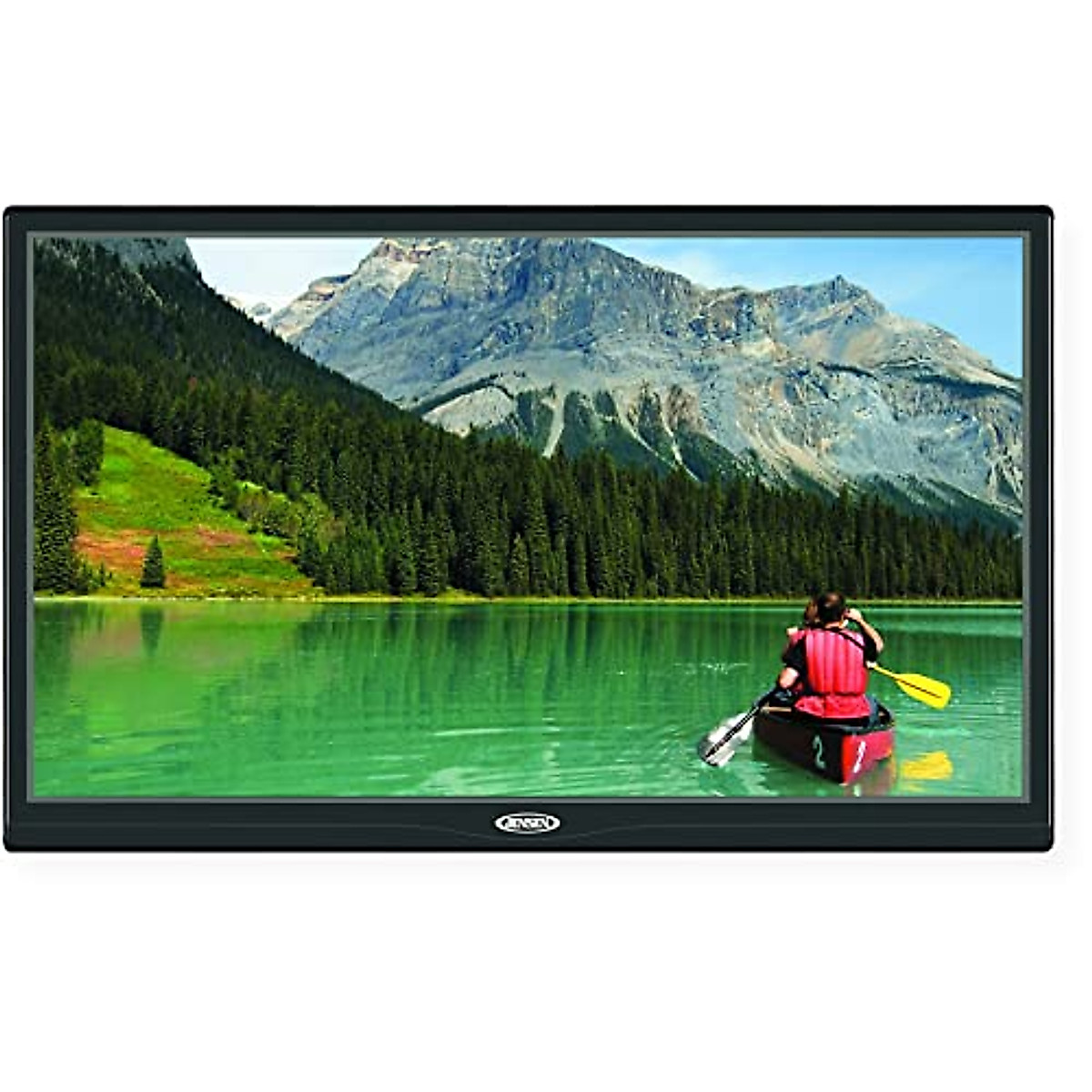 Jensen JE2421S 24" Smart Television, AC Power, White LED Illumination, High-Performance LCD Panel, Integrated HDTV(ATSC) Tuner, 1920 x 1080 Full HD Resolution, VESA 100mm x 100mm Mounting Pattern