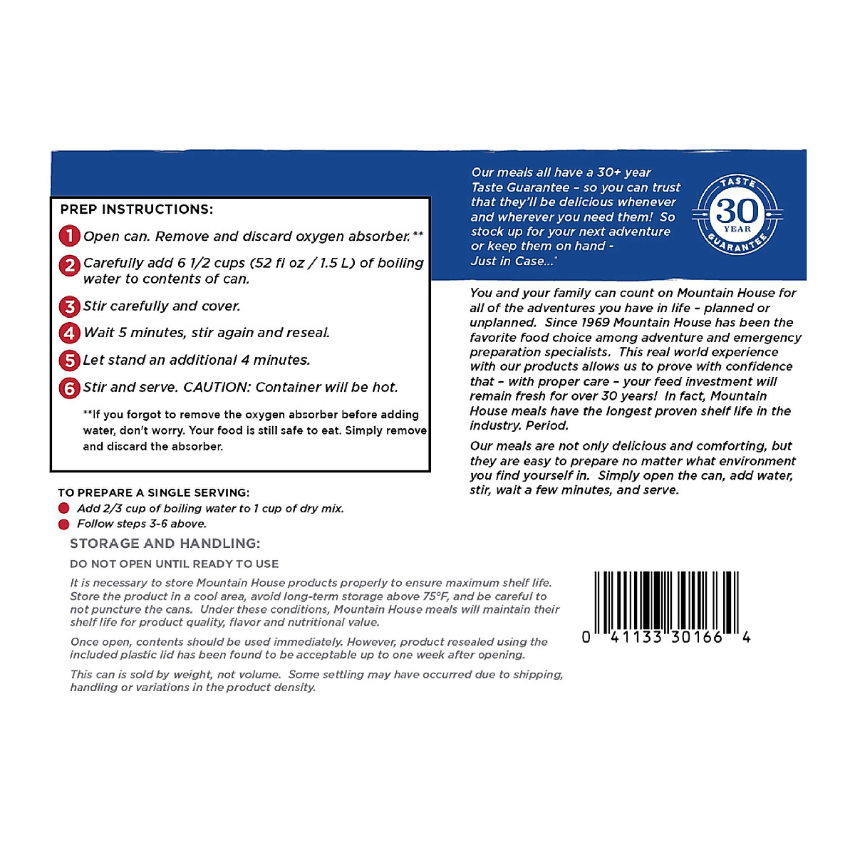 Mountain House Rice & Chicken | Freeze Dried Survival & Emergency Food | #10 Can | Gluten-Free & Beef Stroganoff with Noodles | Freeze Dried Survival & Emergency Food | #10 Can