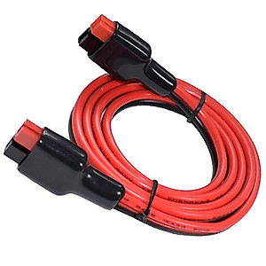Faoyliye 45A Connector Extension Cable Battery Charger Adapter 14AWG Solar Panel Extension Cable-1M/ 3.28Ft