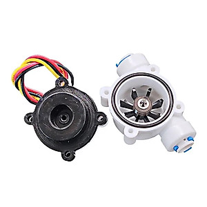 Flow Meter DN6 G 1/4"" PE Water Meter Flow Sensor Counter 0.3-10L/min High Precision Indicator Dispenser Flowmeter for Water Dispenser High Stability and Convenient Operation, 260093529