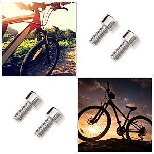 Create idea 10PCS Bicycle Fork Brake Cable Housing Clamps Bike Fork Brake Hose Guides Front Fork Cable C-Shaped Fixed Buckles 5.5mm Inner Diameter for Mountain Bike