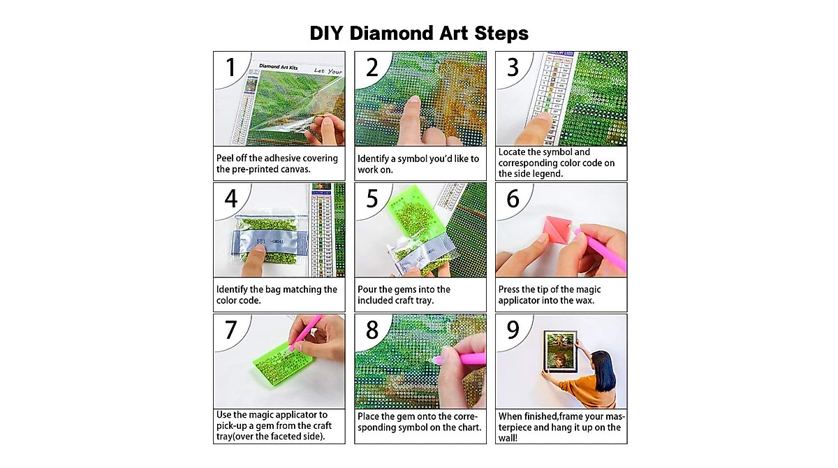 WHYCJXWL 5D Diamond Art Kit for Home Decor