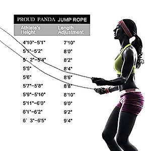 Weighted Jump Rope Workout-1LB Professional Skipping Rope with Adjustable Length&Silicone Comfortable Grips,Heavy Jumpropes Adults Fitness Women Men Kids,Cardio Boxing Endurance Training Exercise-Gray